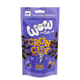 Cat snack with creamy filling and chicken