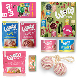 Comida para gatos WOW CAT | Caja de prueba para gatitos pida ahora a un ...